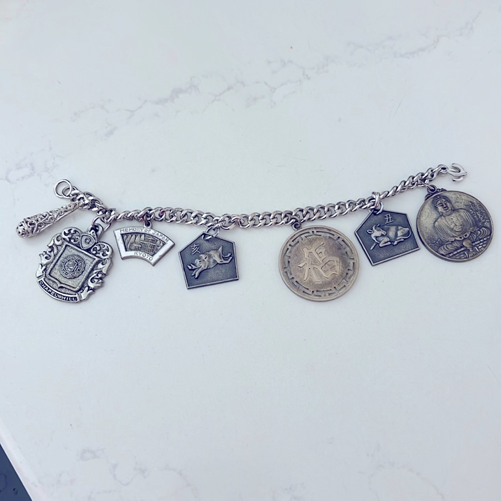 Vintagege Japanese Charm Bracelet - Gem